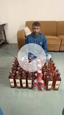 ગારિયાધાર: ગારીયાધાર ના માંડવી ગામે થી ભારતીય બનાવટ ઇગ્લીશદારૂ કુલ ...